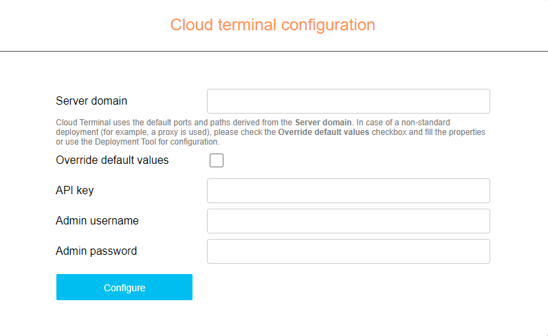 FUJIFILM BI Terminal | Docs CloudStream